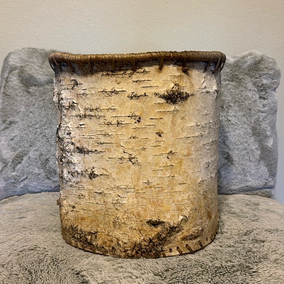 Accents | Handmade Birch Bark Small Waste Basket Trash Can | Poshmark